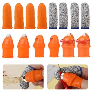 garden silicone thumb knife 14pack,harvesting tool,separator finger gardening tools,vegetable plant fruit picking knife