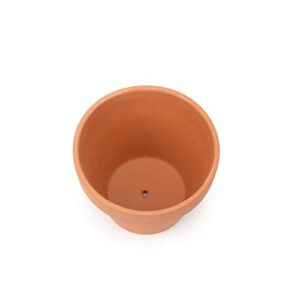 [26 Pack] 4" Planter Nursery Pots Terracotta Pot Clay Pots Clay Ceramic Pottery Cactus Flower Pots Succulent Nursery Pots Garden Terra Cotta Pots with Drainage Hole (26)