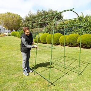 Trellis for Climbing Plants Outdoor | Cucumber Trellis | Pea Trellis by KOGEN (Tunnel Trellis for Climbing Plants Outdoor)