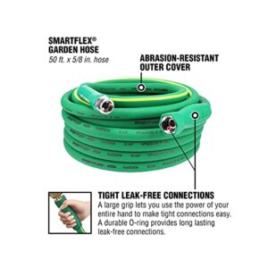 SmartFlex Garden Hose, 5/8 in. x 50 ft., Hybrid, Green - HSFG550GR