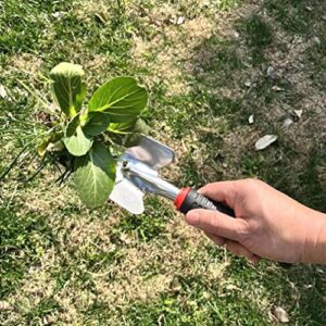 Zog Polished Stainless Steel Garden Trowel - Bend-Proof,Hand Shovel Garden Tool,Best for Digging & Planting, for Use in Any Vegetable or Flower (XXL)