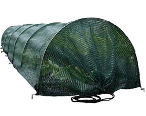 tierra garden 50-5020 haxnicks easy shade net tunnel garden cloche, giant