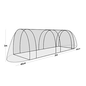 Tierra Garden 50-5020 Haxnicks Easy Shade Net Tunnel Garden Cloche, Giant