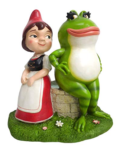 DIG Gnomeo and Tybalt Garden Statue, 10.3 by 10.75-Inch, Stone