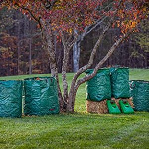 Gardzen 3-Pack 72 Gallons Garden Bag - Reuseable Heavy Duty Gardening Bags, Lawn Pool Garden Leaf Waste Bag