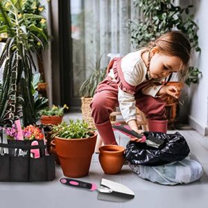 Garden Tool Set, YZNlife Garden Tools Set for Women, 16 Pieces Stainless Steel Heavy Duty Gardening Tools with Non-Slip Rubber Grip and Garden Bag for Gardening Work