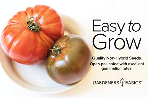 Cherokee Purple Tomato Seeds for Planting Heirloom Non-GMO Seeds for Home Garden Vegetables Makes a Great Gift for Gardening by Gardeners Basics