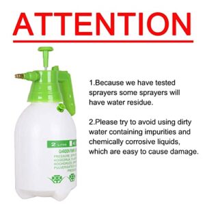 Joywayus 68oz Garden Pump Sprayer with Safety Valve Portable Yard & Lawn Sprayer for Spraying/Watering/Home Cleaning/Car Washing 0.5 Gallon Green