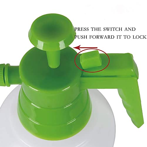 Joywayus 68oz Garden Pump Sprayer with Safety Valve Portable Yard & Lawn Sprayer for Spraying/Watering/Home Cleaning/Car Washing 0.5 Gallon Green