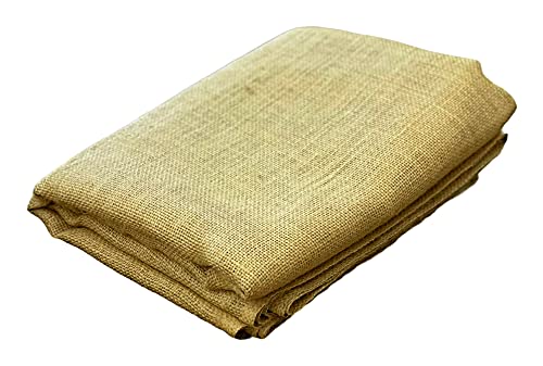 AK TRADING CO. 40" x 15 Feet Gardening Multipurpose Natural Burlap Fabric, High Density Jute Fiber Material for Decor, Home, Crafts, Garden & DIY Projects