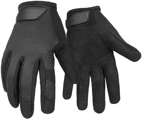 Cierto Touch Screen Work Gloves for Men and Women | Breathable and Anti-skid Working Gloves Garden Gloves for Warehouse Construction Gardening