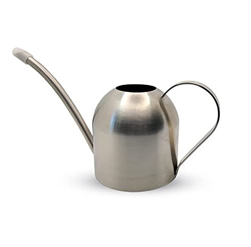 Itza 15 oz. Small Stainless Steel Metal Watering Can for Indoor, Outdoor Houseplants, Mini Watering Tool for Your Bonsai, Succulent & Orchid Plant Garden