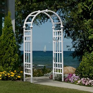 athens 39″w x 81″h vinyl arbor