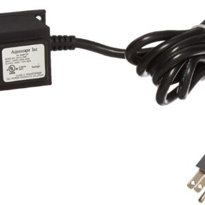 Aquascape 98485 Plug-in Garden, Pond, and Fountain Lighting 12V Quick-Connect Transformer, 20-Watt, Black