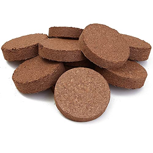 Coco Coir Pellets, Soil Disks (70 mm, 30 Pack)