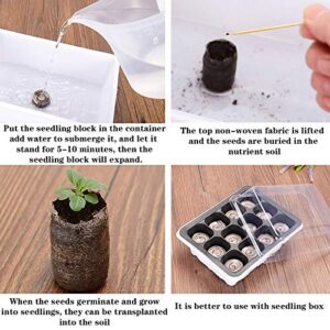 changsha 120 Pcs Peat Pellet - 30mm Plant Pallet Seedling Soil Block，Plant Starting Plugs Peat Pellets Bulk for Plant Starter Pellet ，Transplanting Growing Garden Flower Vegetables (120)