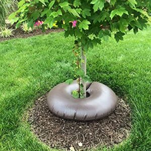 Garden Armor New Easy Fill Cap 15 Gallon Slow-Release Tree Watering Ring - Slow Release Watering Ring - Tree Irrigation - Plant Irrigation - Garden Irrigation - Watering Donut