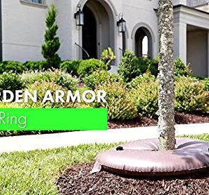 Garden Armor New Easy Fill Cap 15 Gallon Slow-Release Tree Watering Ring - Slow Release Watering Ring - Tree Irrigation - Plant Irrigation - Garden Irrigation - Watering Donut