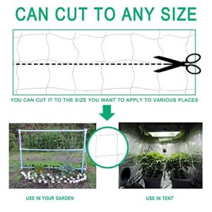 Heavy Duty Trellis Netting Roll - 59''x328' Plastic Plant Trellis Net for Climbing Plants