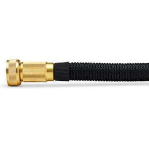 Morvat Expandable Garden Hose Water Pipe Garden Hose Sprayer Flex Hose-Lightweight No-Kink Flexible Collapsible Hose Premium Fabric 5500D 3/4" Solid Brass Fittings Built-in Quick Shut-Off Valve 150 FT