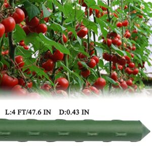 Sunnyglade 48” Plant Stakes Garden Tomato Sticks Plant Stakes & Supports for Potted Plants