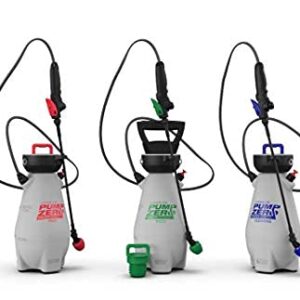 Pump Zero | 190599 | Garden Sprayer Pump | 3 Pack | Lawn & Garden | 24 Gallons Per Charge | Multi-Purpose Pressure Sprayer | 16-20 PSI