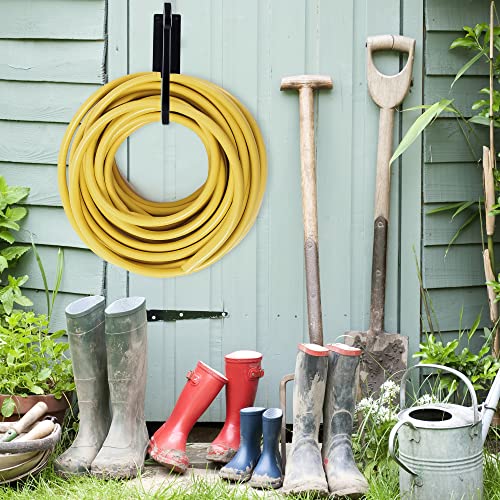 Garden Hose Holder - Wall Mount Hose Hanger Rack for Outdoor Use - Rust-Resistant Garden Hose Hook