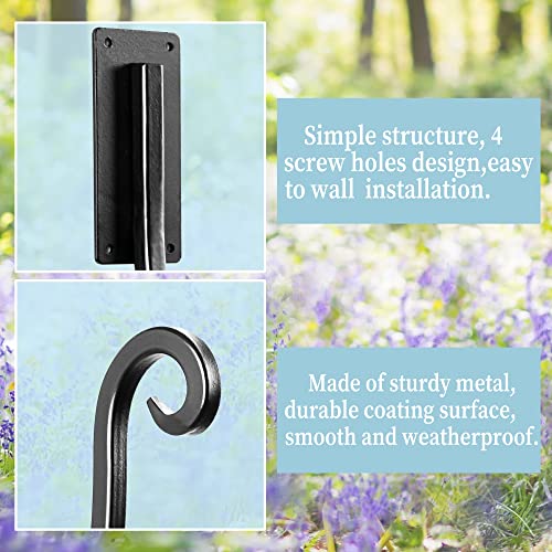 Garden Hose Holder - Wall Mount Hose Hanger Rack for Outdoor Use - Rust-Resistant Garden Hose Hook