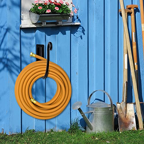 Garden Hose Holder - Wall Mount Hose Hanger Rack for Outdoor Use - Rust-Resistant Garden Hose Hook