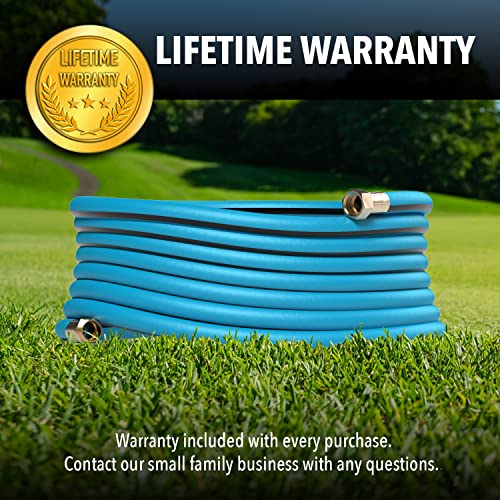 100 Ft Commercial Grade Heavy Duty Garden Hose - THE HOSE by Aeromixer 1" x 100'