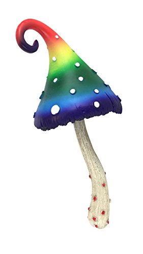 Magical Miniature Garden 7" Mushroom Collection (3 Pack) - 3 Fairy Garden Beautiful Miniature Mushrooms Included. A Gnome - Fairy Garden Accessory