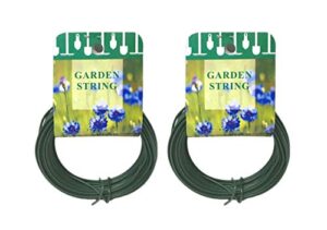 the um24 100 feet garden wire heavy duty green coated plant twist tie garden training wire