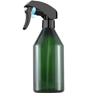 jntlssb plant mister spray bottle, 300 ml plastic fine mist sprayer for cleaning solution, empty water sprayer with trigger for gardening hair flower (green)