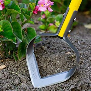 Xtreme Weeder (Scuffle Hoe Cultivator, 54" Fiberglass Handle with Grips)