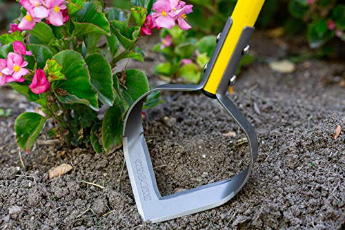 Xtreme Weeder (Scuffle Hoe Cultivator, 54" Fiberglass Handle with Grips)