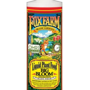 Fox Farm Plant Fertilizer Soil Bundle: Big Bloom, Grow Big, Tiger Bloom, Cal-Mag (Pack of 4-16 oz Bottles) + Twin Canaries Chart