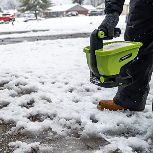 Earthwise SP001 20-Volt Cordless Electric Handheld Fertilizer Seed Garden Spreader (Tool Only)