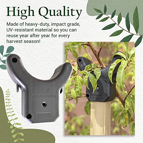 Kalinar Tree Crutch - DIY Tree Support Device - Save Fruit Tree Branches from Breaking Under Heavy Fruit, fits on Standard 2x2 Lumber, T-bar, Bamboo Garden Stakes, Broom Pole, and More (1-Pack)