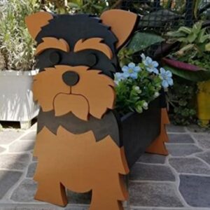 AKWFUNZ Plant Pot Garden Decoration Wooden Cute Animal Shape Design Storage Multifunction Decorations