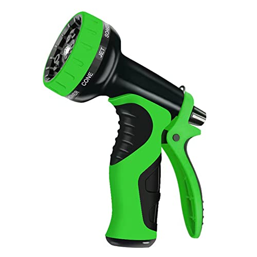 DuLaSeed Hose Nozzle, Garden Hose Nozzle with 10 Adjustable Watering Spray Patterns , Water Hose Sprayer for Watering and Washing