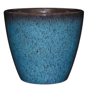 classic home and garden 807-375r premiere collection planter, vogue 8″, indigo