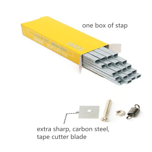 Plant Tying Machine, Plant Tying Gardening Tape Tool with 10 Rolls of Tapes and a Box of Staple for Vegetable, Grape, Tomato, Cucumber, and Flower