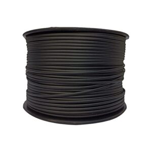 hun soft plant tie，flat and flexible garden twine for plants,reusable twist ties (black, 492 feet)