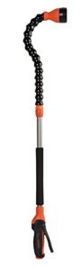 black+decker bon-013 lightweight snake wand with 9-pattern spray head, yellow