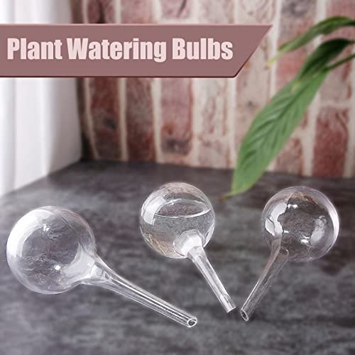 8 Pcs Clear Plant Watering Globes,Plastic Self-Watering Bulbs,Automatic Watering Globes,Garden Water Device for Plant Indoor Outdoor