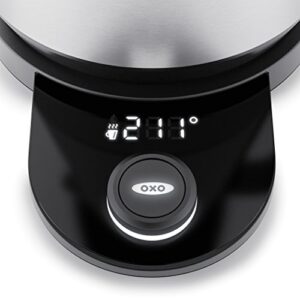 OXO Brew Adjustable Temperature Kettle, Electric, Clear