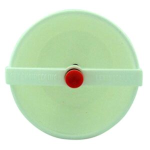 White Plastic Push Button Communion Cup Filler Church Supplies, Fills Up to 25 Cups