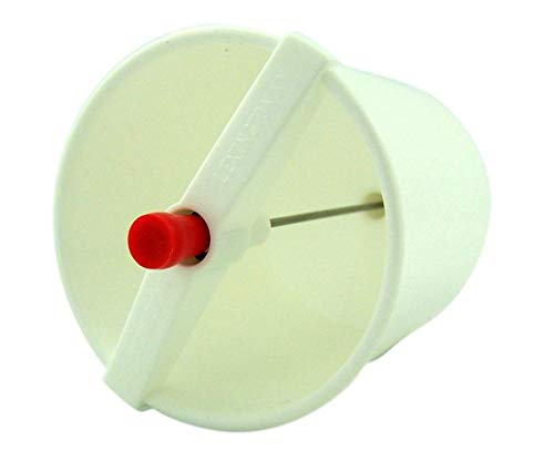 White Plastic Push Button Communion Cup Filler Church Supplies, Fills Up to 25 Cups