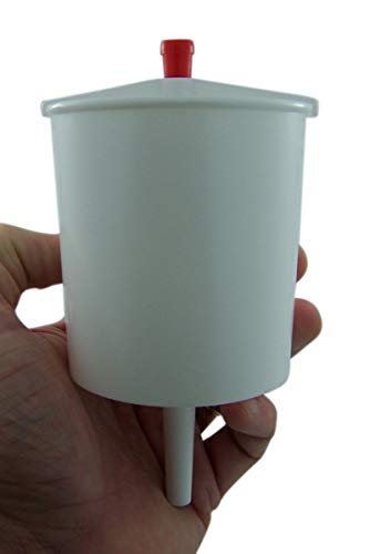 White Plastic Push Button Communion Cup Filler Church Supplies, Fills Up to 25 Cups