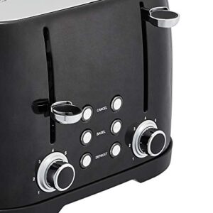 Amazon Basics 4-Slot Toaster - Black